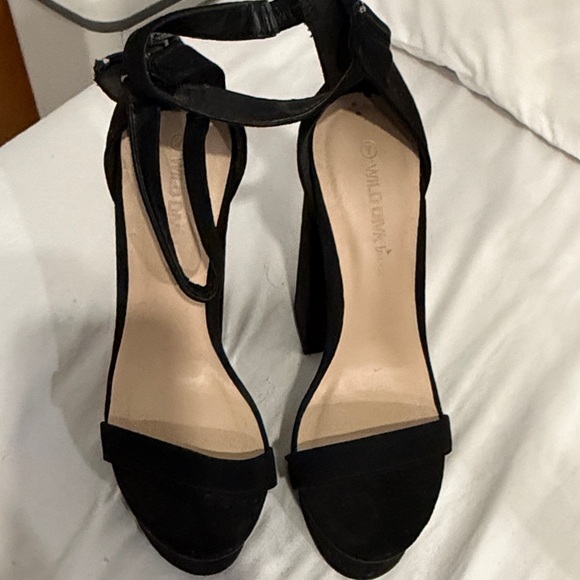 Wild Diva | Shoes | Wild Diva Black Strappy Heels | Poshmark